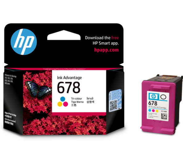 HP 678 Tri-color Original Ink Advantage Cartridge - (CZ108AA) - ร้านค้า ...